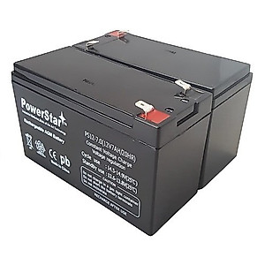 PowerStar 12v 7ah UPS Battery Replaces 7ah Enduring CB7-12, CB-7-12 - 2 Pack