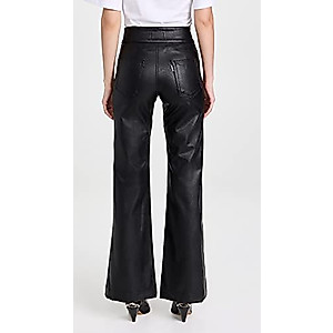 ASKK NY Women's Vegan Brighton Pants, Black, 24