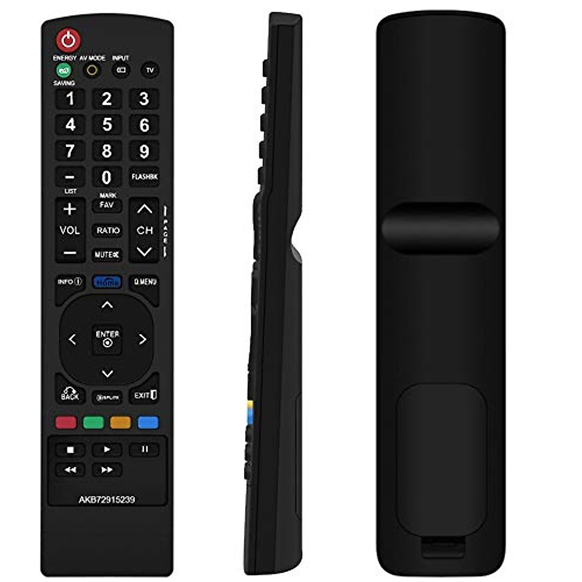 New AKB72915239 Remote Control Replacement for Smart LG TV 22LV2500 26LV2500 32LK330 32LK450 32LK450 32LV2500 32LV3400 32LV3500 37LK450 37LV3500 42LK450 42LK451 55LW5300 50PW340 50PW350U
