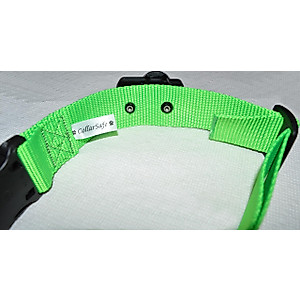 CollarSafe 1.5" Wide Big Dog XXL Designer Replacement Collar Fits Pet Safe 2-Hole Receiver modules 1-3/16" Apart (Fits Invisible Electric Underground Wireless Fence Containment Training bark