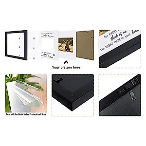 KCRasan Dog Memorial Picture Frame - Pet Memorial Picture Frame for Pet Loss of Gift - Dog Remembrance Frame Dog or Cat with Sympathy Pet Tribute Keepsake(9x9 memorial frame)