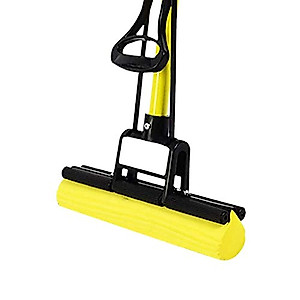 Yellow Home Kitchen PVA Sponge Mop, Super Absorbent PVA Foam Sponge Mop All Purpose Floor Cleaner