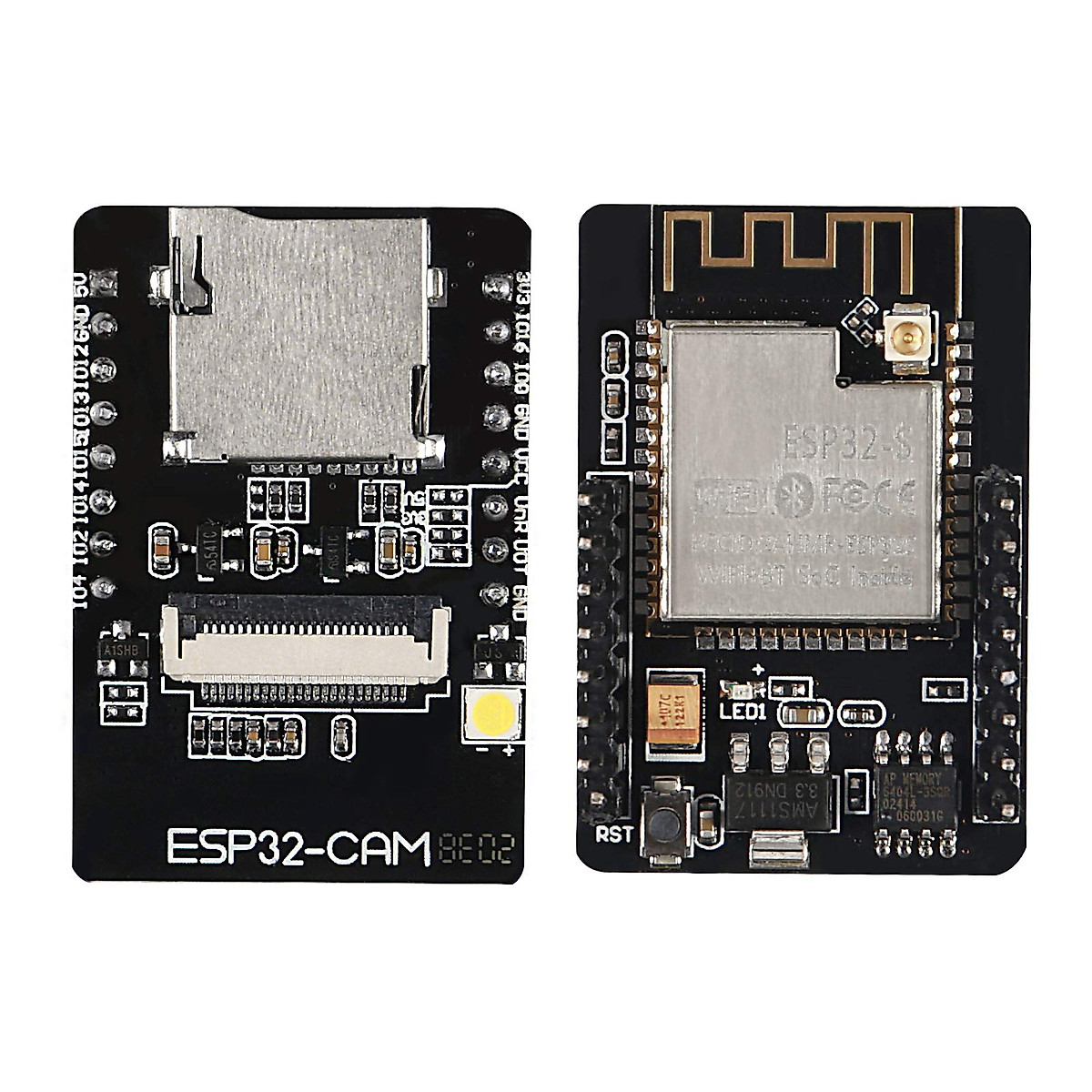 2PCS ESP32-CAM Wireless WiFi Bluetooth Camera Module ESP32 Development Board with Camera Module OV2640 2MP for Arduino IoT Projects