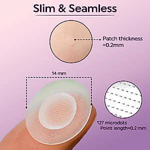 Micropoints for Acne Dark Spot Treatment - Post-Blemish Dark Spots Removal Patch with 127 Mircropoints, Fade & Brighten Post Acne Marks or Dark Spots (9 count/pack)