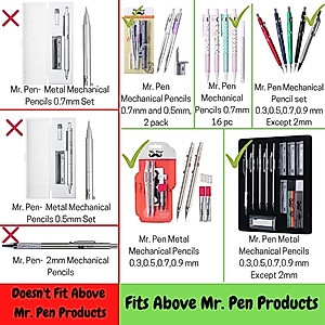 Mr. Pen- Refill Eraser for Mr. Pen Mechanical Pencils, 120 pcs, NOT Universal, Please Pay Attention to The Size, Mechanical Pencil Eraser Refills, Erasers for Mechanical Pencils, Refill Erasers