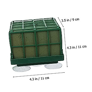 Abaodam 6 Pcs Flower Sucker Large Flower Cage Holders Suction Cup Wreath Holder Floral Grande Cage Floral Foam Sausage Flowers Cage Floral Mud Tray Artificial Flowers Plastic Arched