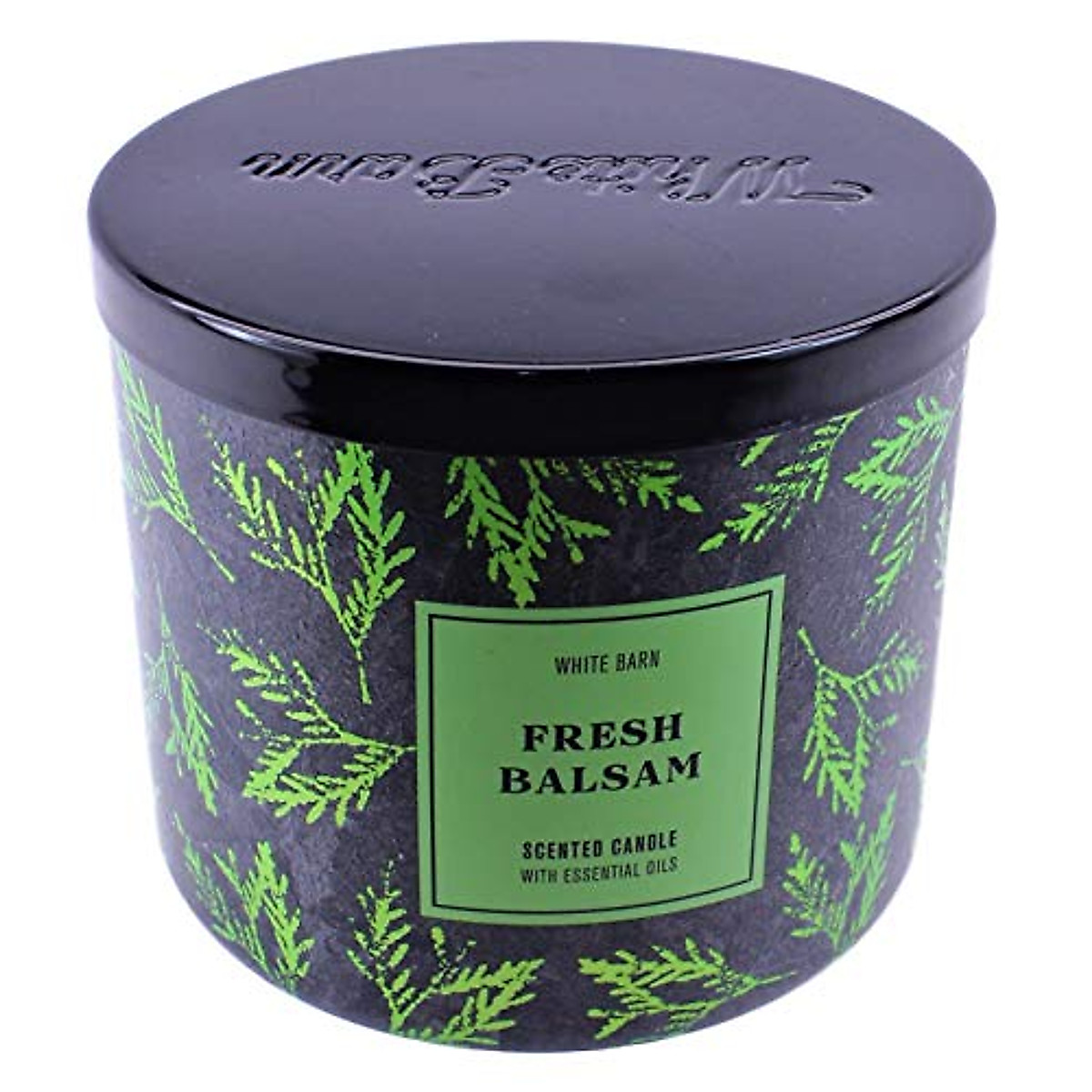 White Barn Bath & Body Works Fresh Balsam Scented Candle 3 Wick 14.5OZ