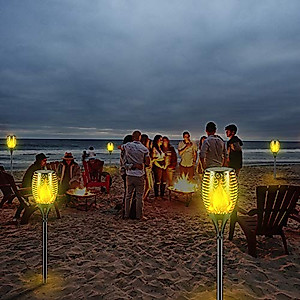 Ubrand Solar Torch Light Waterproof 96Led Outdoor Landscape Light,Solar Flame Garden Patio Torch-2
