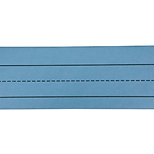 School Smart Ruled Rainbow Sentence Strips, Rainbow ,3 x 24 Inches (Pack of 100)