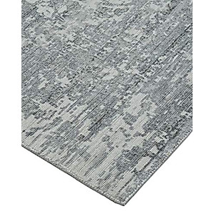 Handmade Modern Contemporary Gray Area Rug 8 x 10