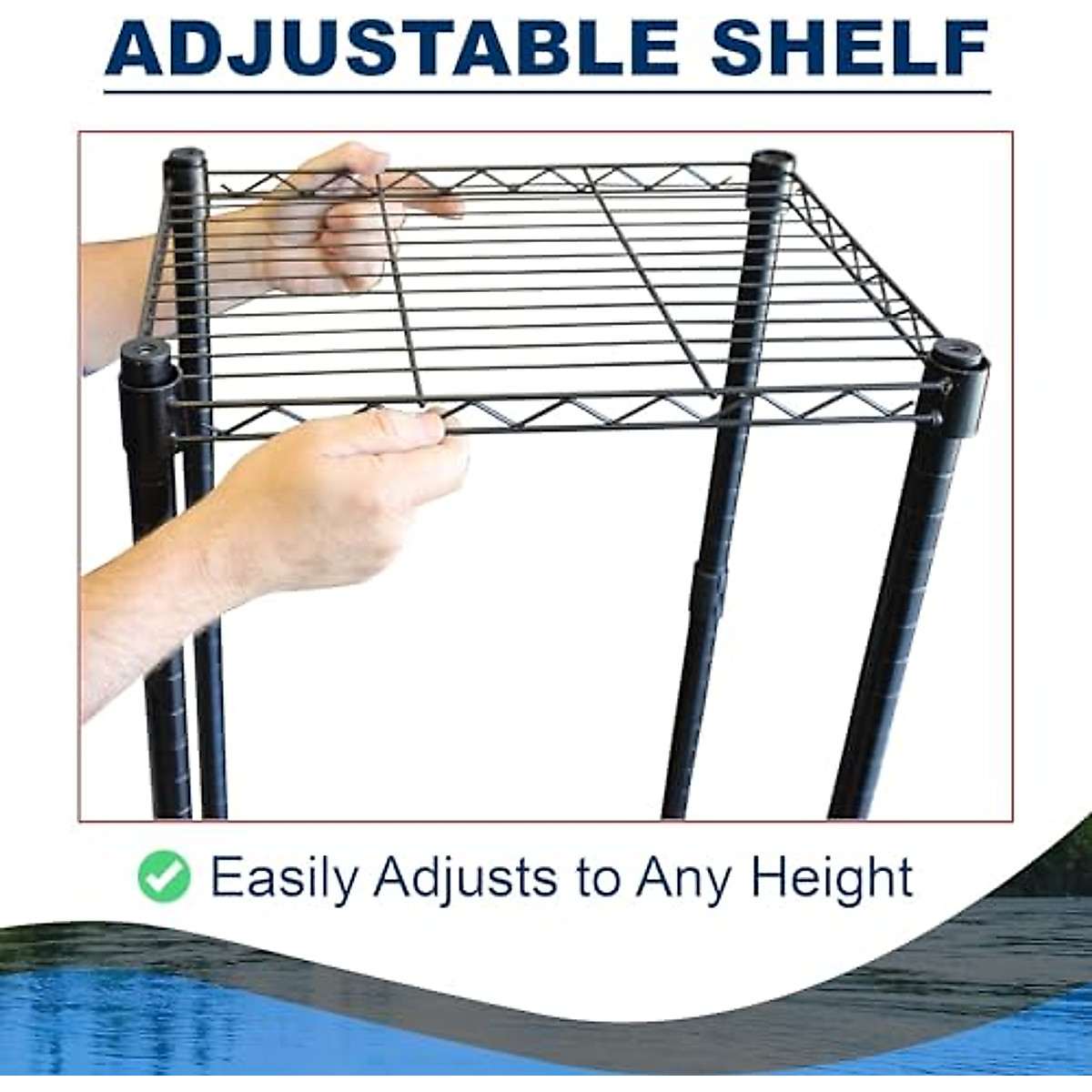 Rush Creek Creations, Fishing Rod Holder for 12-Rods, Fishing Pole Holder for Garage, for Fishing Gear, Pole, Rod, Tackle Box, Holistic Fishing Rod Storage, 12 Freshwater Rod Clips, Big Wheels, Black