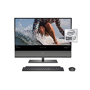HP Envy All-in-One PC, NVIDIA GeForce GTX 1650, 10th Gen Intel Core i7-10700 Processor, 16 GB RAM, 1 TB SSD Storage, 31.5” 4K UHD Display, Wide-Color-Gamut & 600 nits Peak Brightness (32-a1010, 2021)