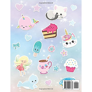 My Sticker Collection: Large BLANK Sticker Book for Collecting Stickers with 120 BLANK Pages for Kids Girls