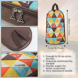 Portable Camping Kitchen Utensil Set, BBQ-21 PCS with Carrying Bag, Stainless Steel Outdoor Cooking and Grilling Utensil, Perfect for Travel, Picnics, RV, Camping