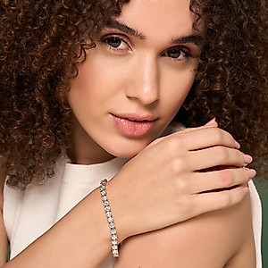 FRIENDLY DIAMONDS Diamond Tennis Bracelet 3 carat | 14K White Gold | IGI Certified Lab Grown Diamond Tennis Bracelet | GH-SI1 Quality Tennis Diamond Bracelets