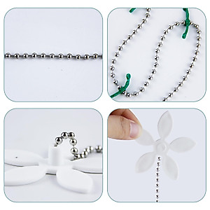 12 Pcs Flower Shape Shower Drain Sink Remover Hair Filter Chain Hook Flower Drain Hair Catcher Drain Clog Protectors Catcher Strainer Hair Snare Easy to Install and Clean for Bathroom Tub