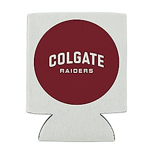 Colgate University Raiders Logo Can Cooler - Drink Sleeve Hugger Collapsible Insulator - Beverage Insulated Holder