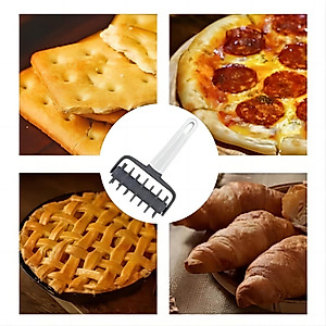 BigBigMe Pizza Dough Docker Docker Dough Bubble killer Time-Saver Pizza Dough Roller Docker Dough Blistering Killer, Pizza Docker Roller for Home Kitchen, Pizza Making Accessories, Pizza Docking Tool