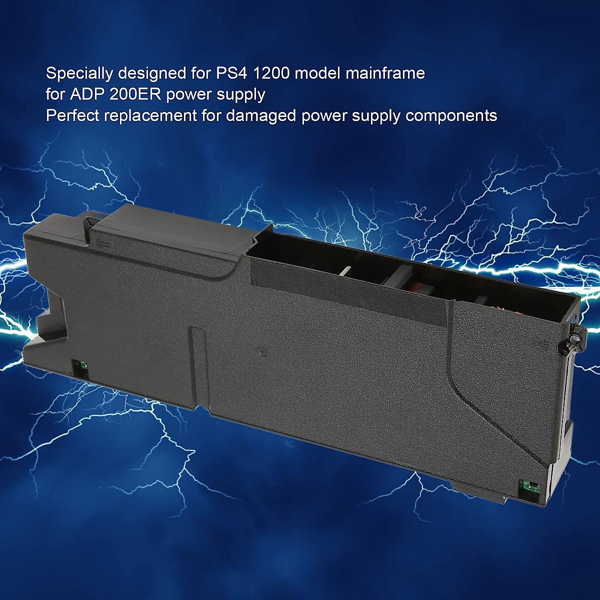 Pilipane Replacement Power Supply, Power Supply Replacement for p0 s4 1200 for dp 200ER 100 240V, Game Console Power Source Wear corro sion Resistant Power Supply Replacement