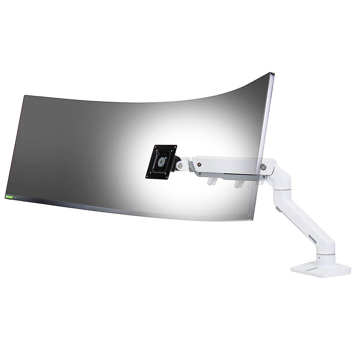 Ergotron – HX Heavy Duty Tilt Pivot – for 1000R, Ultrawide Curved Monitors, Screen Depth 6-12” – Add-on for HX Desk and HX Wall Monitor Arms