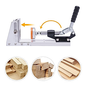 Pocket Hole Jig Kit, Power Tool Accessory Jigs, Professional All-in-One Joint Angle Tool, High Precision Woodwork Drill Guides,Wood Hole Jig System Kit