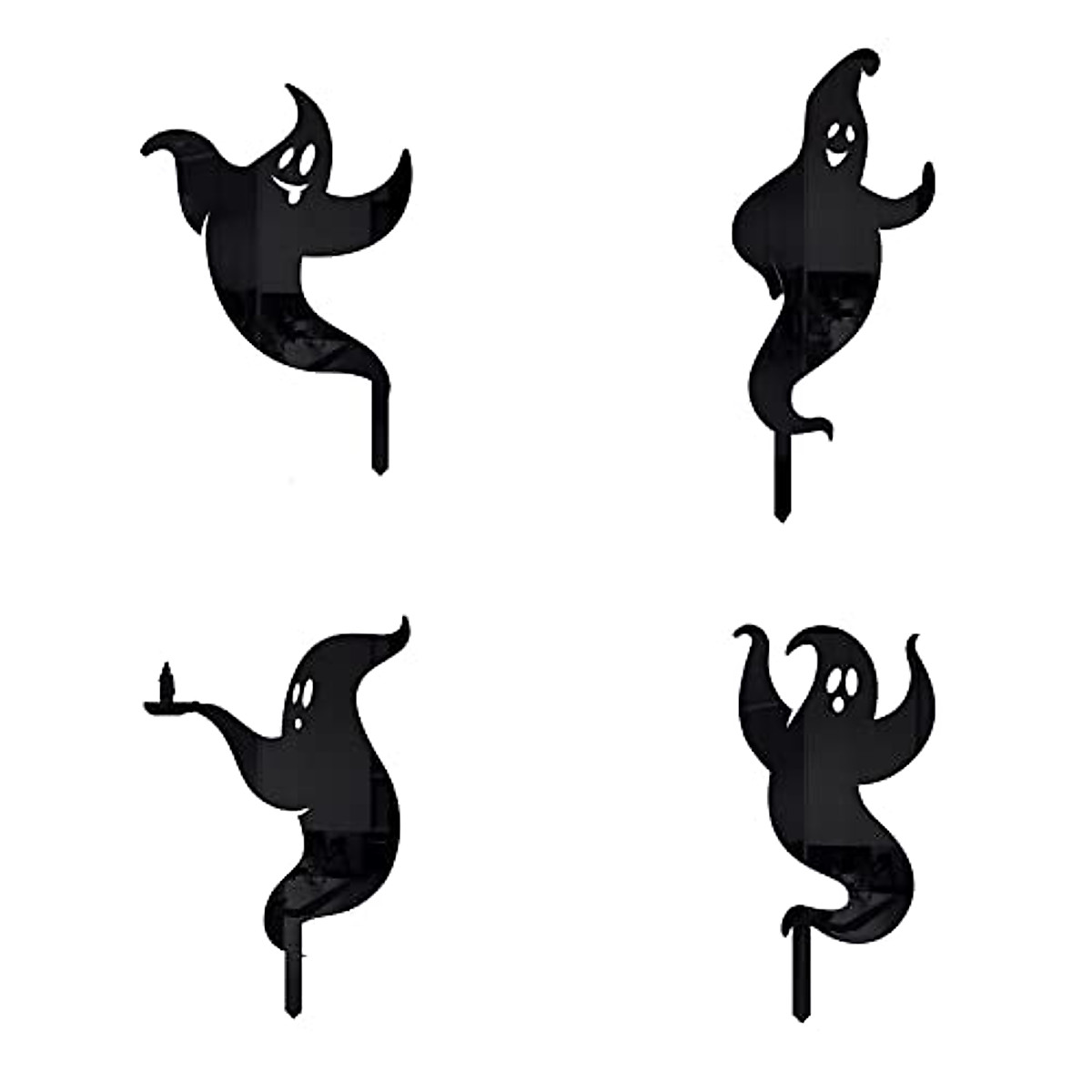 Halloween Yard Signs Stakes Decorative Ghost Garden Stakes Decorations Outdoor Yard Art Decor Yard Yard Sign Halloween Outdoor Statues Props Scary Holiday Home Garden Party Supplies