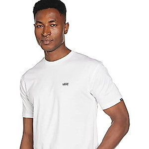 Vans Guys' Short Sleeve Left Chest Logo Tee White L