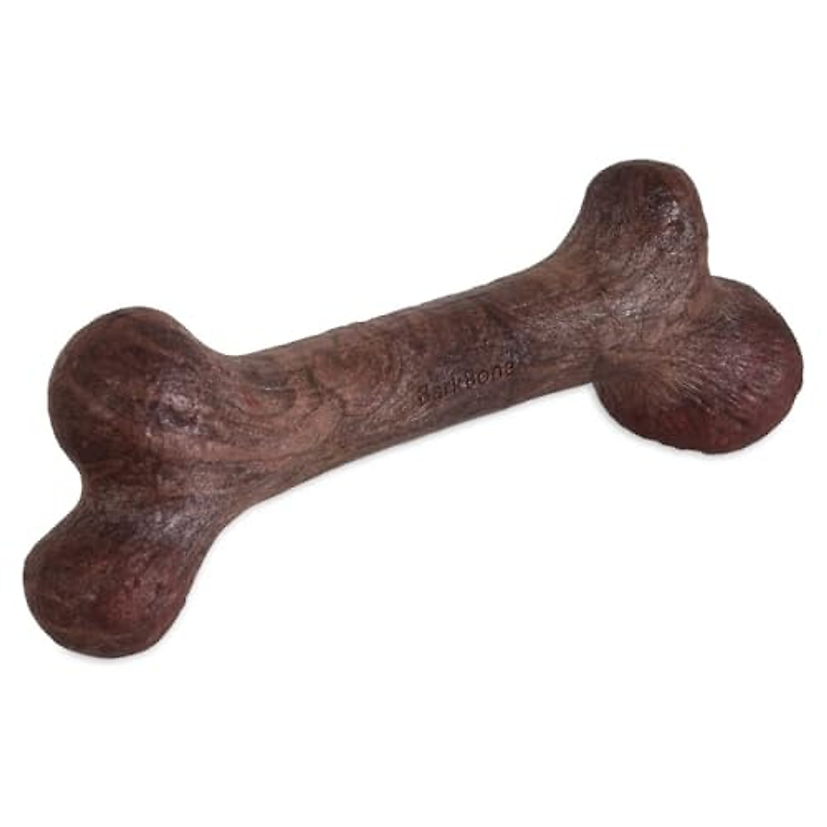 Pet Qwerks Dinosaur BarkBone - Nylon Dog Bone for Aggressive Chewers - Steak Flavor - 9.75"