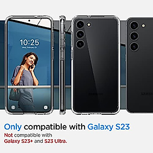 Spigen Ultra Hybrid Designed for Galaxy S23 Case (2023) - Crystal Clear