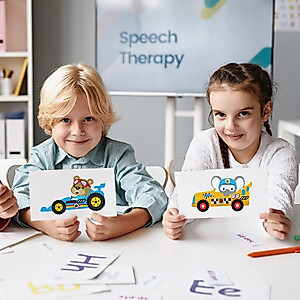 Ireer 36 Sheets Car Stickers for Kids Make Your Own Car Stickers, 6 Styles Cartoon Racing Car Stickers for Race Car Themed Birthday Party Supplies Rewards Toy Art Craft Activities