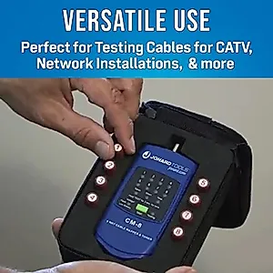 Jonard Tools CM-8 Coax Cable Mapper 8 Way and Toner Kit, For Testing Cables Up to 4,000' Long