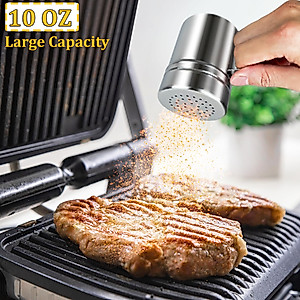 4PCS Grill Accessories for Blackstone, Stainless Steel Smash Burger Press Kit, Include Griddle Spatula, Bacon Press, Spice Dredge Shaker and Hamburger Press Patty Maker for Flat Top Cooking