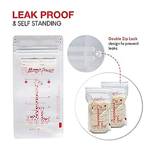 110 Count Breastmilk Storage Bags 8 Oz 235 ml Breastfeeding Freezer Storage Container Bags for Breast Milk comes Pre Sterilized & BPA Free with Accurate Measurements & Leak Proof. Buy Now!
