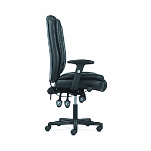 Sadie High-Back Leather Office/Computer Chair - Ergonomic Adjustable Swivel Chair with Lumbar Support (HVST331)