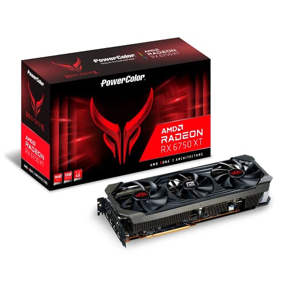 PowerColor Red Devil AMD Radeon RX 6750 XT Graphics Card with 12GB GDDR6 Memory