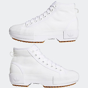 adidas Nizza Trek Shoes Women's, White, Size 6