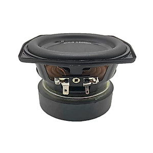 Lerpwige 4 Inch 40W Round Subwoofer Speaker Woofer Power Bass Home Theater 2.1 Subwoofer Unit Louspeakers DIY 1PC Subwoofer Speaker