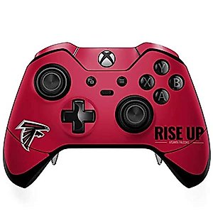 Skinit Decal Gaming Skin compatible with Xbox One Elite Controller - Officially Licensed NFL Atlanta Falcons Team Motto Design