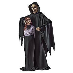 Spirit Halloween 6.6 Ft The Black Heart Animatronic | Decorations | Animated | Moving arm motions | Speaks Chilling Phrases
