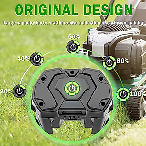 NELEBUTO Replacement EGO 56V Battery,5.0Ah Battery Compatible with All EGO 56 Volt Power+ Tools