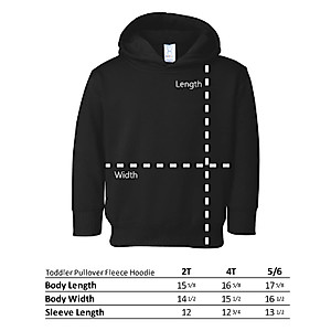 Wild Bobby Green Monster Truck with Firey Flames Cars and Trucks Toddler Pullover Fleece Hoodie, Red, 5T/6T