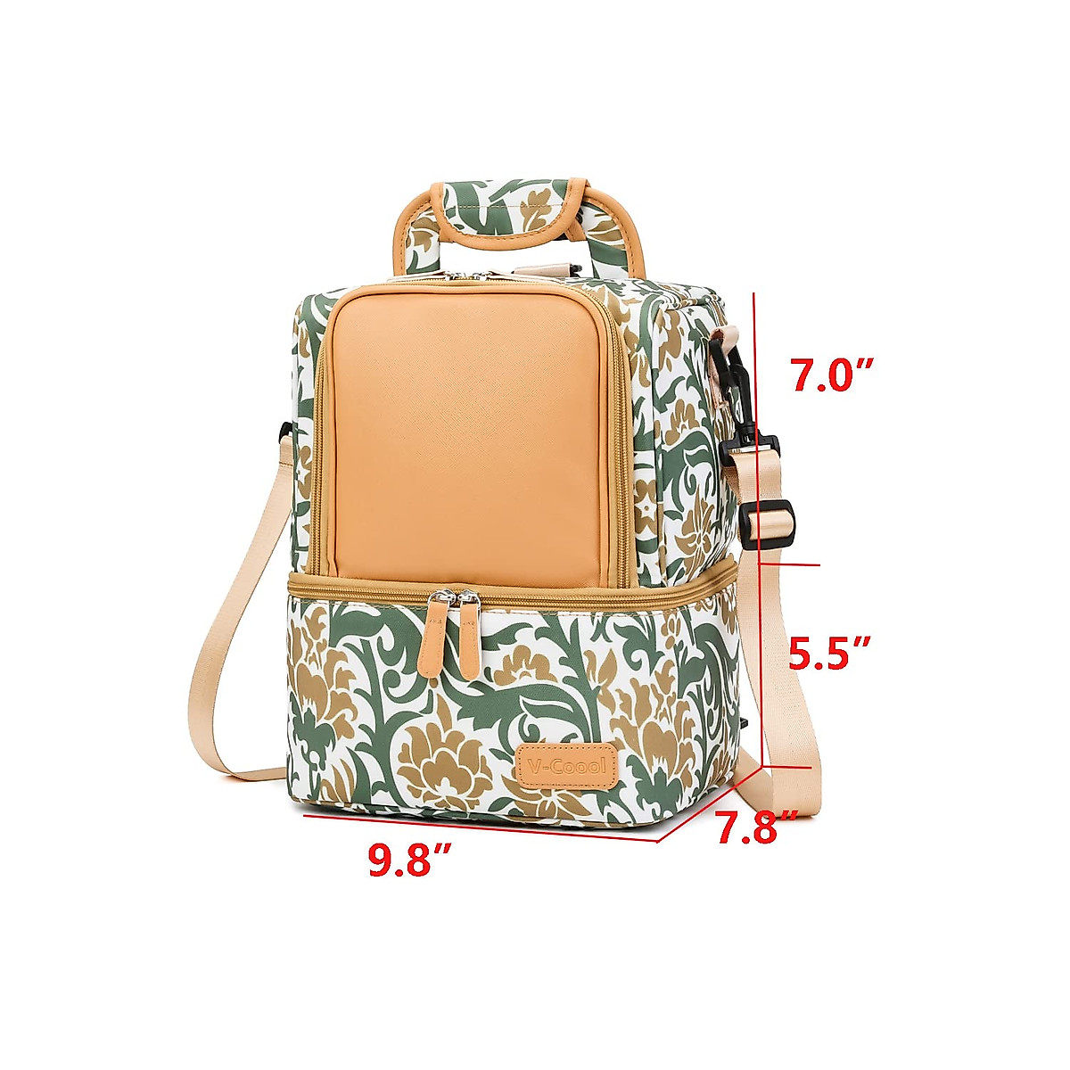 V-COOOL Breast Pump Bag Suitable for Spectra s1 s2, Cooler Bag, Breast Pump Backpack Double Design Layer, for Outside Working Mothers