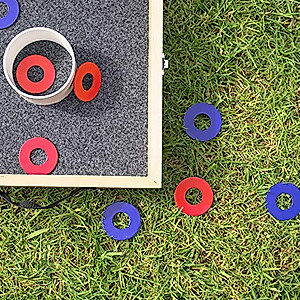 GoSports Powder Coated Metal Replacement Washer Set - Powder Coated Steel - Set of 8 Washers