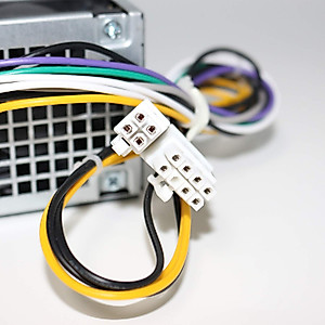 Upgraded New 240W Power Supply Compatible with Dell Optiplex 3040 3046 3250 3650 3656 5040 7040(SFF) 3650 3656, L240AM-00 L240NM-00, Replacement for THRJK 4GTN5 2P1RD H62JR (8+4PIN Connector)