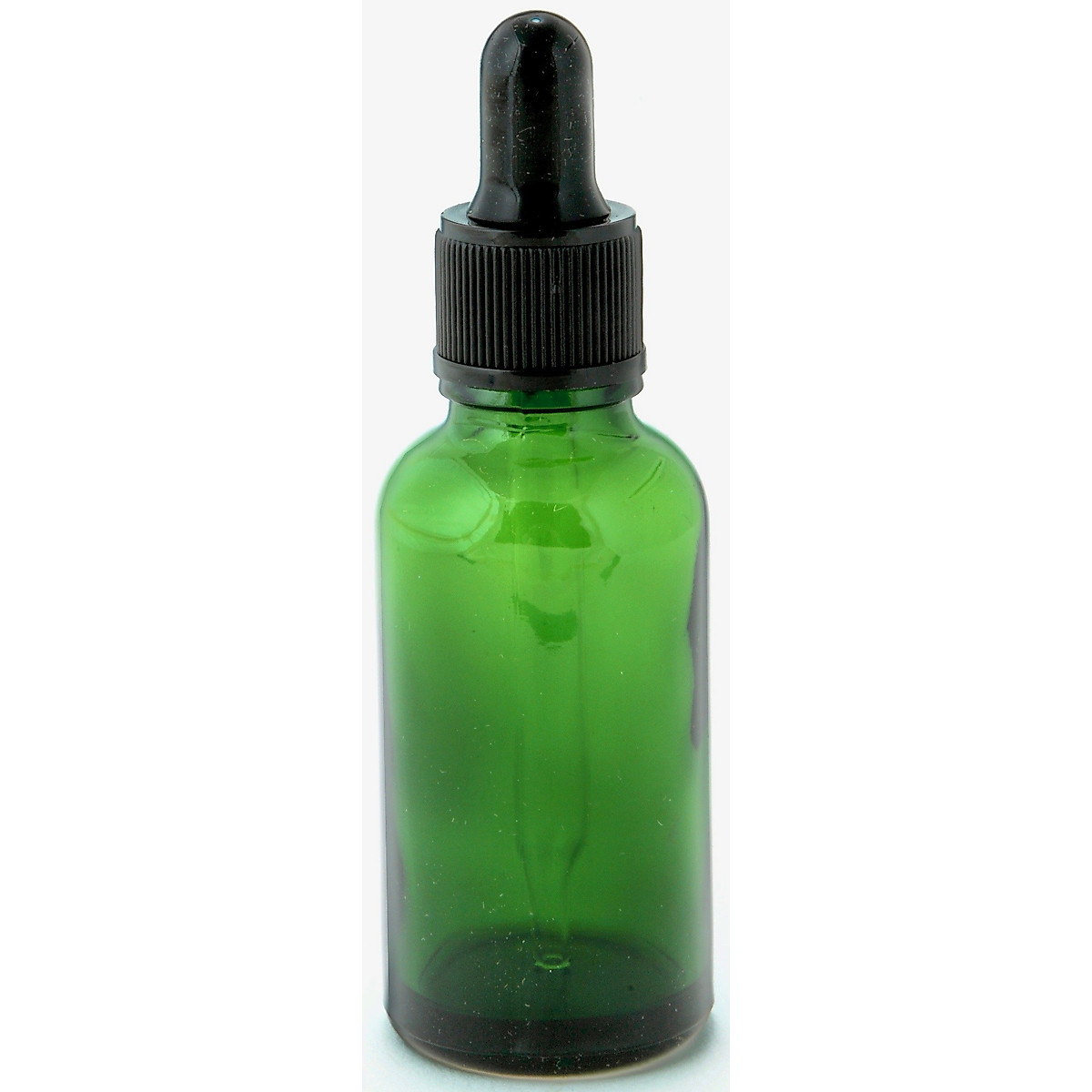 Vivaplex, 12, Green, 1 oz Glass Bottles, With Glass Eye Droppers