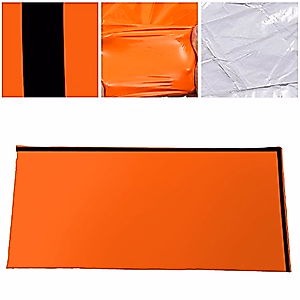 Emergency Sleeping Bag Bivy Sack Lightweight Thermal Waterproof Wear Resistant and Highly Reflective, All Weather Energency Bag for Camping Hiking Outdoor Survive