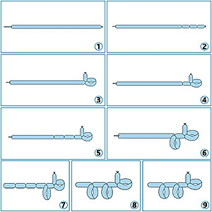 200pcs 260 Balloons Long Balloons White Balloons Clear Balloons Balloon String for Balloon Arch Balloon Garland Twisting Balloons for Balloon Animals Birthday Wedding Party Decoration