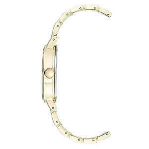 Nine West Women's Gold-Tone Bracelet Watch, NW/2402GLGB