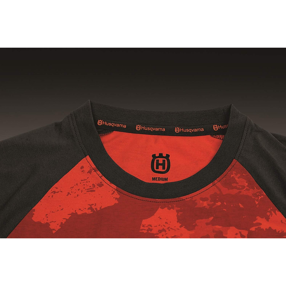 Husqvarna Short Sleeve Unisex T-Shirt, Orange, Medium