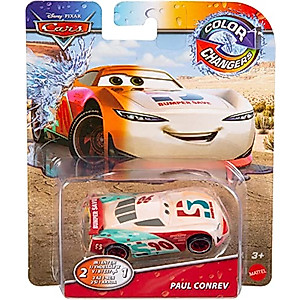 Pixar Disney Cars 1:55 Scale Color Changers Paul Conrev